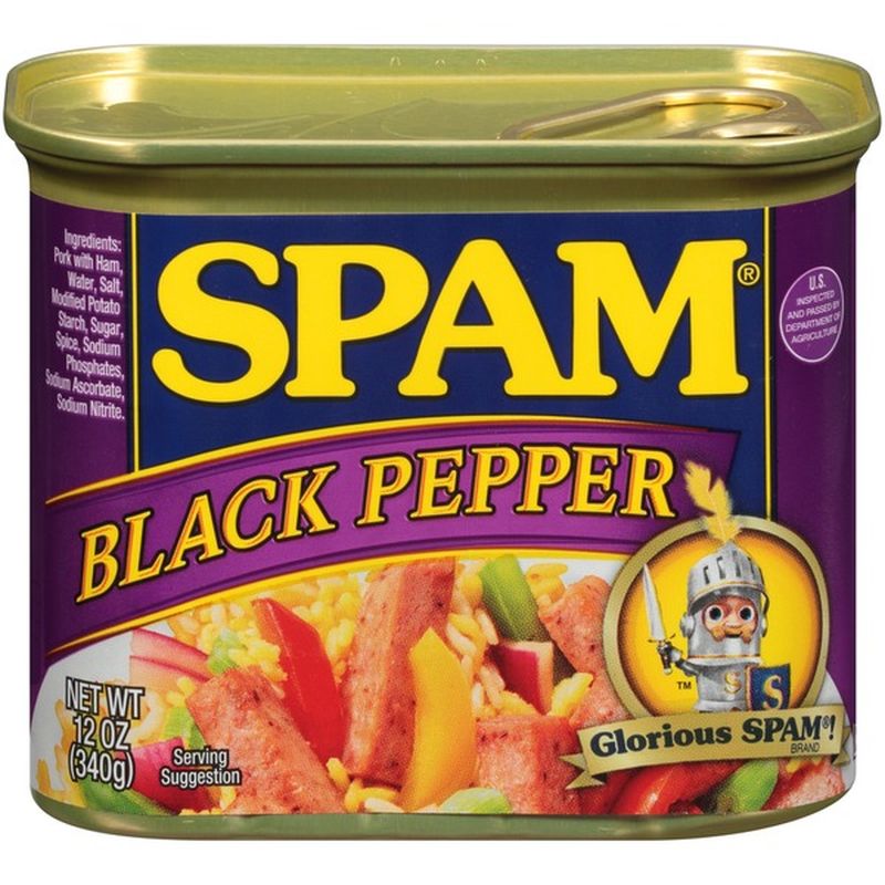Spam Black Pepper Canned Meat (12 oz) from Kroger - Instacart