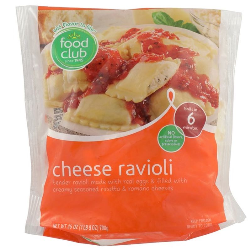 Food Club Cheese Ravioli (25 oz) - Instacart