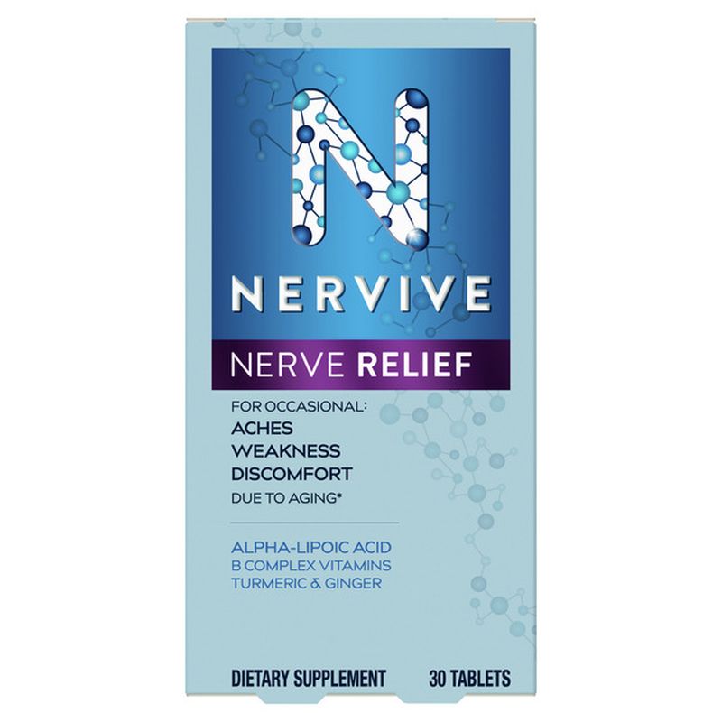 Nervive , For Nerve Aches, Weakness, & Discomfort In Fingers (30 ct ...