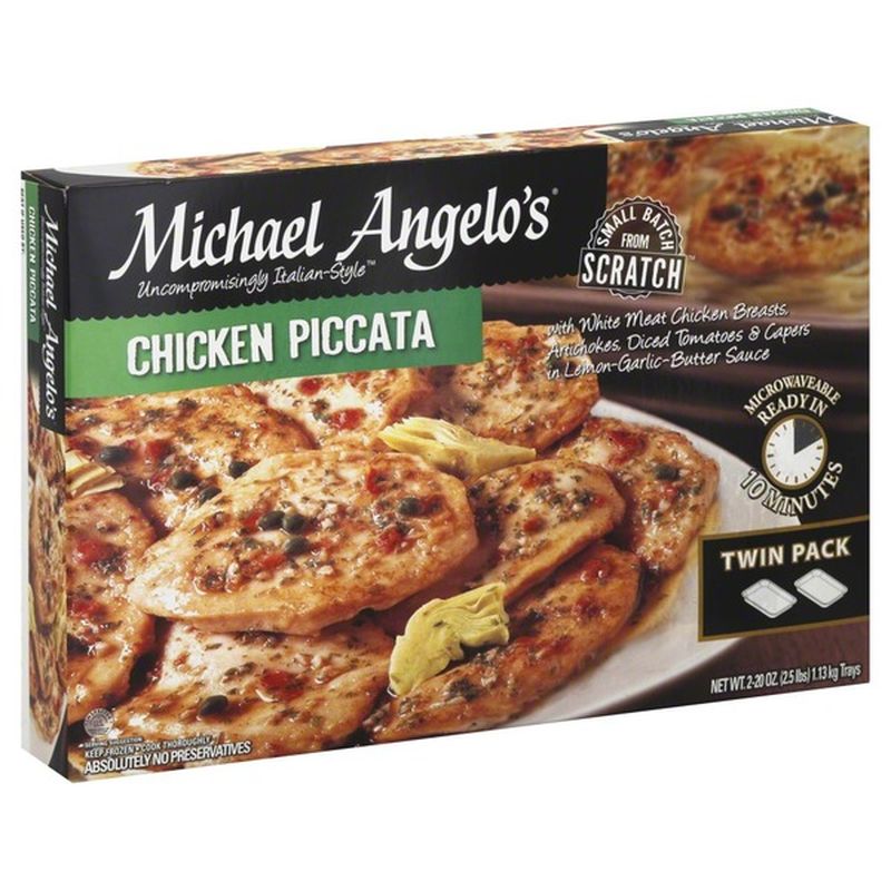 Michael Angelo's Chicken Piccata, Twin Pack (2 oz) - Instacart