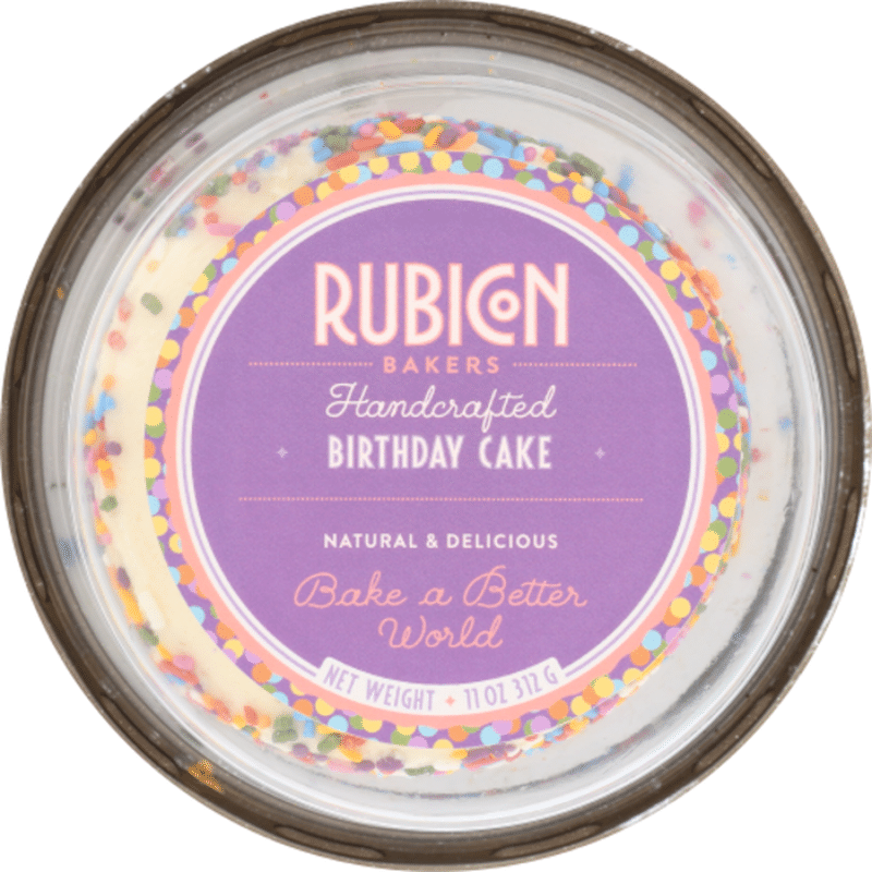 Rubicon Bakers Handcrafted Birthday Cake (10 oz) - Instacart