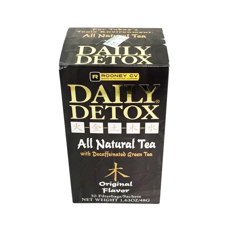 Rooney Cv Tea, All Natural, with Decaffeinated Green Tea, Original ...