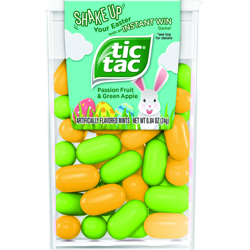 Tic Tac Mints, Passion Fruit & Green Apple (0.84 oz) - Instacart