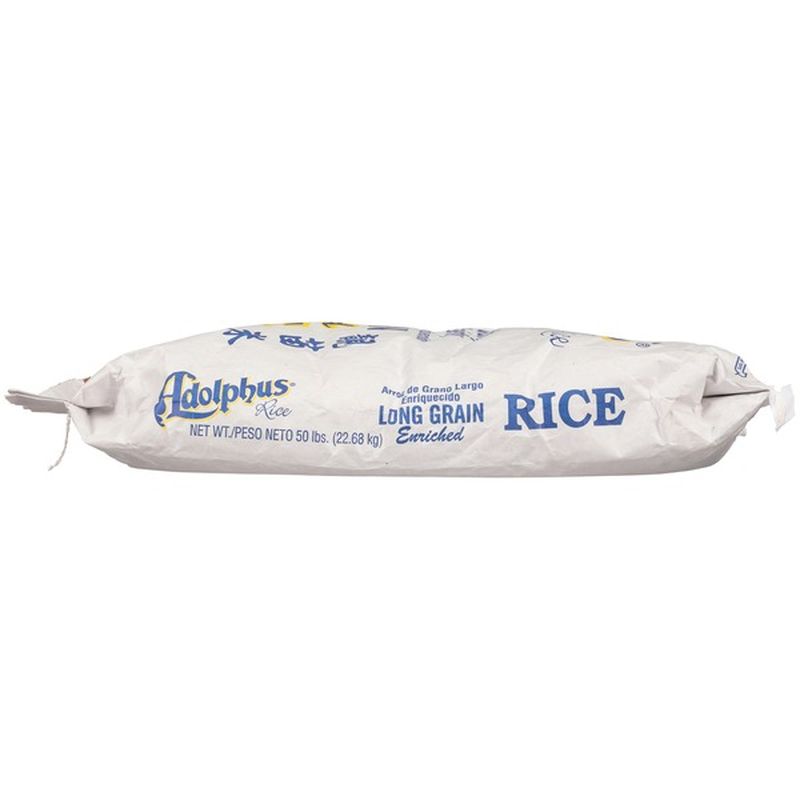 Adolphus Long Grain Enriched Rice (50 lb) - Instacart