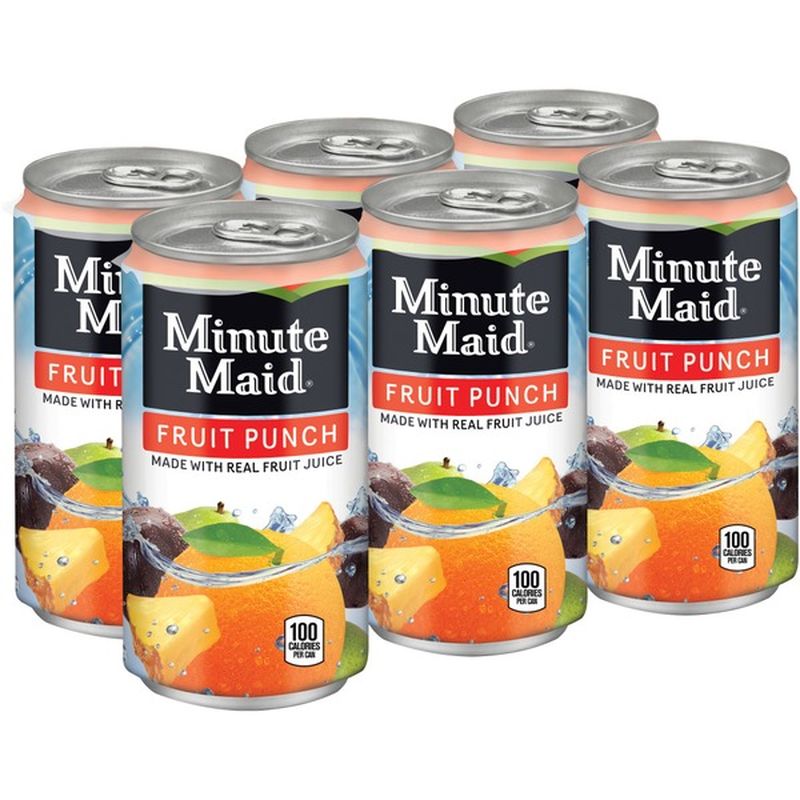 Minute Maid Fruit Punch Cans (12 fl oz) - Instacart
