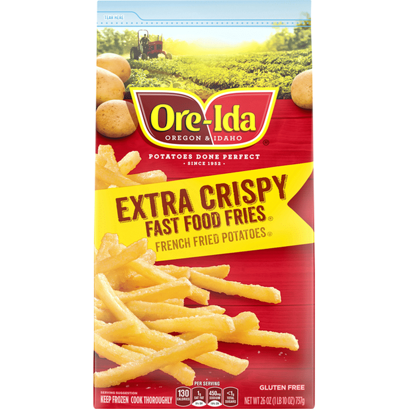 Ore-Ida Fast Food Fries Extra Crispy French Fried Potatoes (26 oz) from ...