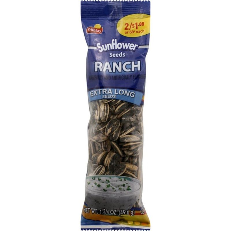 Frito Lay's Ranch Naturally and Artificially Flavored Sunflower Seeds ...