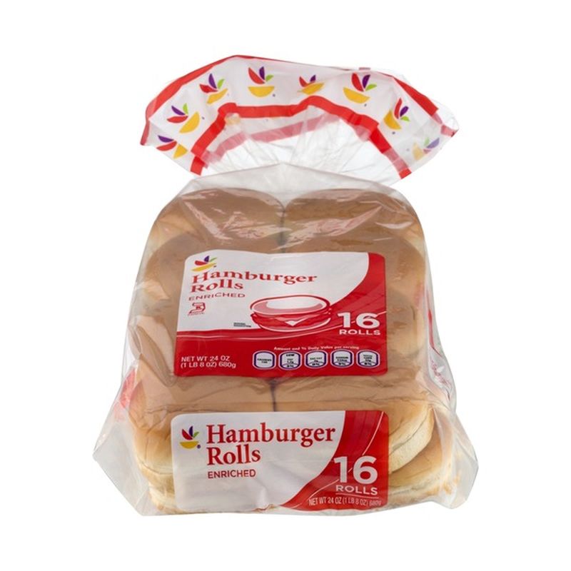 SB Hamburger Rolls - 16 CT (24 oz) - Instacart