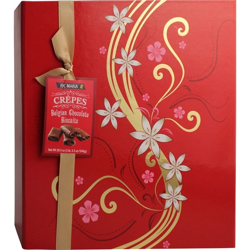 Loc Maria Crepes Belgian Chocolate Biscuits (19.05 oz) - Instacart