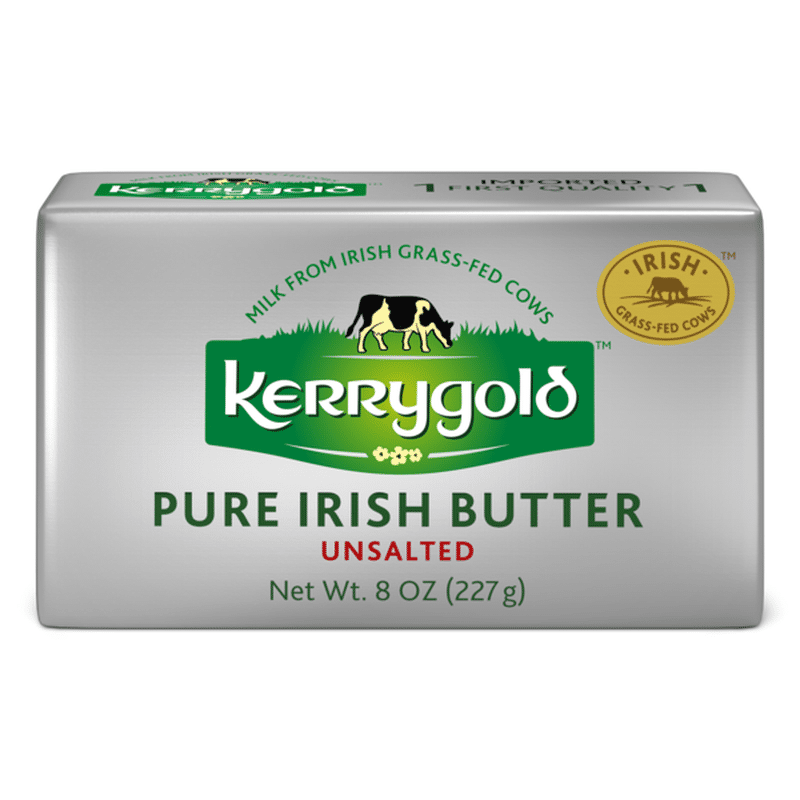 Kerrygold Unsalted Grass-Fed Butter Foil (8 oz) - Instacart