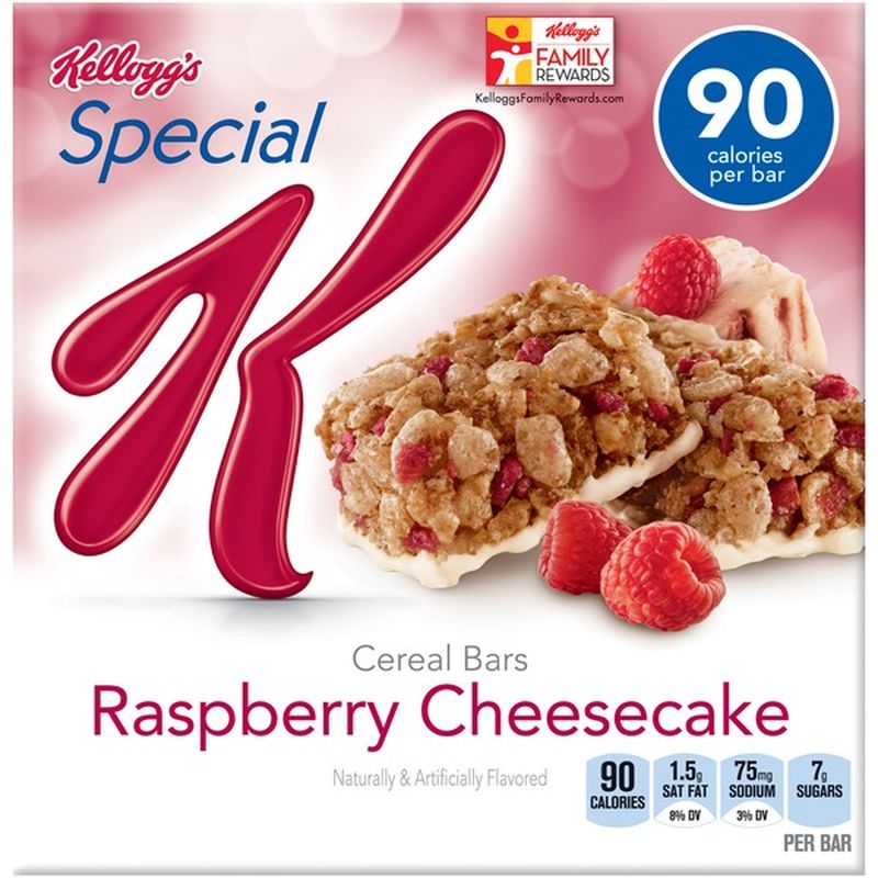 Kellogg's Special K Raspberry Cheesecake Cereal Bars (0.77 oz) - Instacart