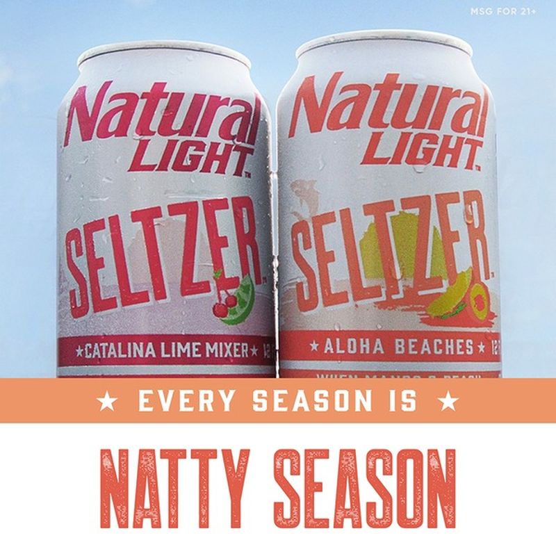 Natural Light Hard Seltzer Variety Pack, Cans (fl oz) - Instacart