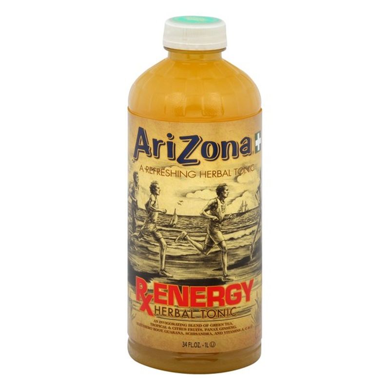 AriZona Herbal Tonic, RX Energy (34 oz) - Instacart