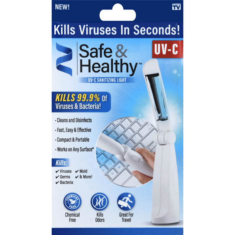 Safe & Healthy Sanitizing Light, UV-C (1 each) - Instacart