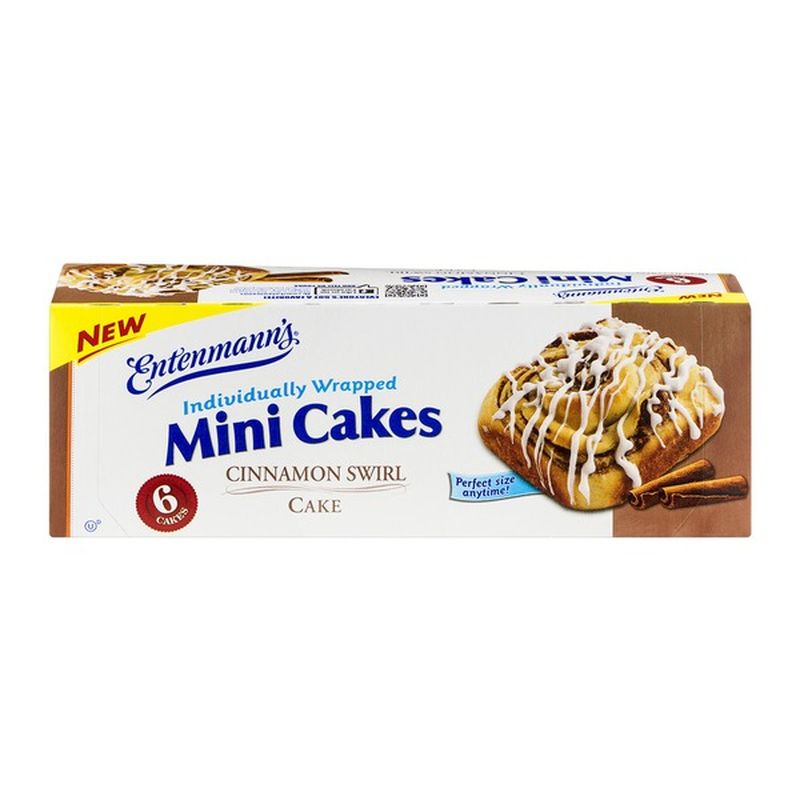 Entenmann's Mini Cakes Cinnamon Swirl - 6 CT (10.25 oz) - Instacart