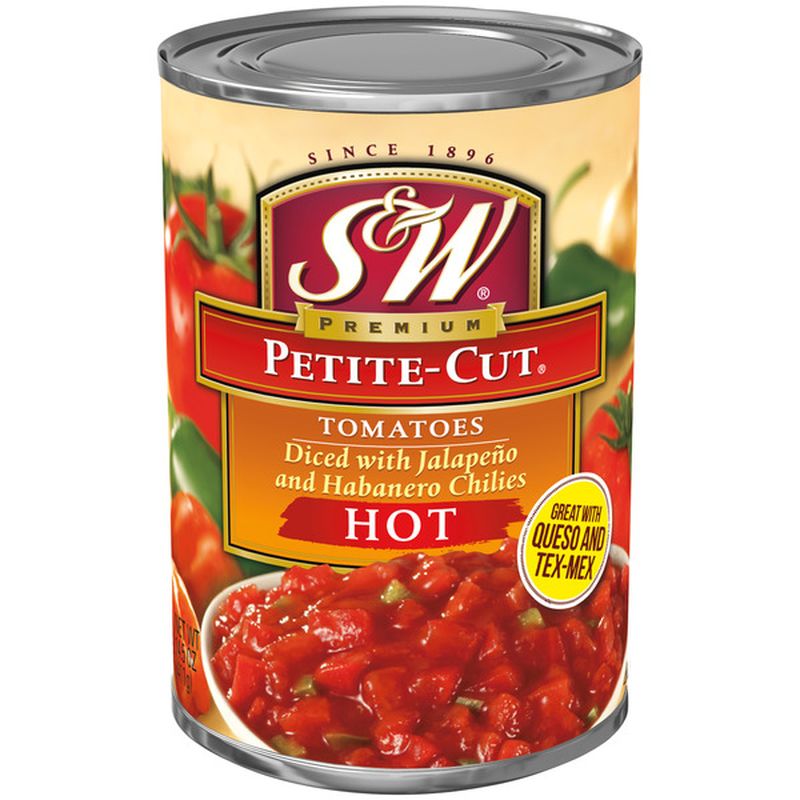 S & W Premium Tomatoes, Petite-Cut (14.5 oz) - Instacart