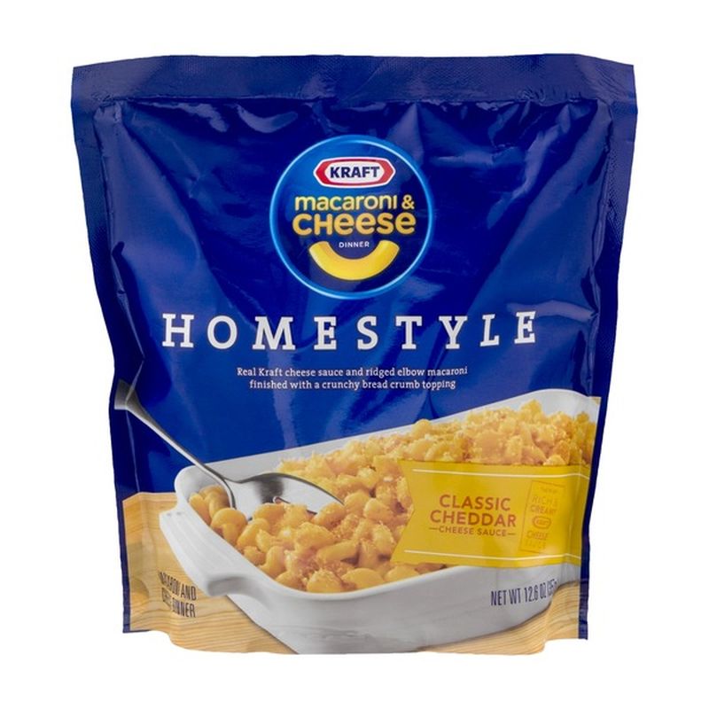 Kraft Homestyle Classic Cheddar Macaroni & Cheese Dinner (12.6 oz ...