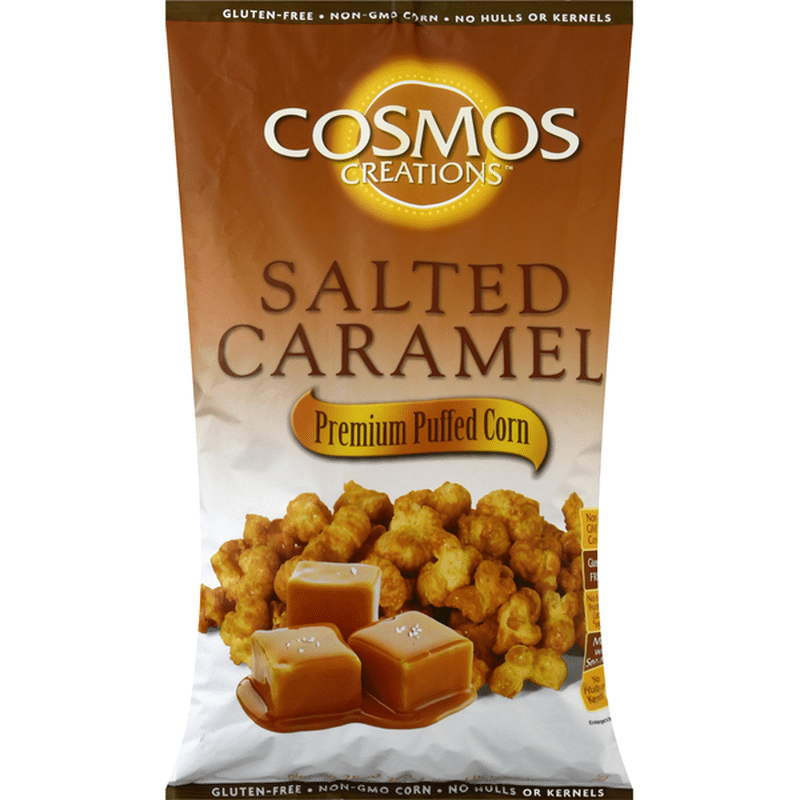 Cosmos Puffed Corn, Salted Caramel, Premium (25 oz) - Instacart