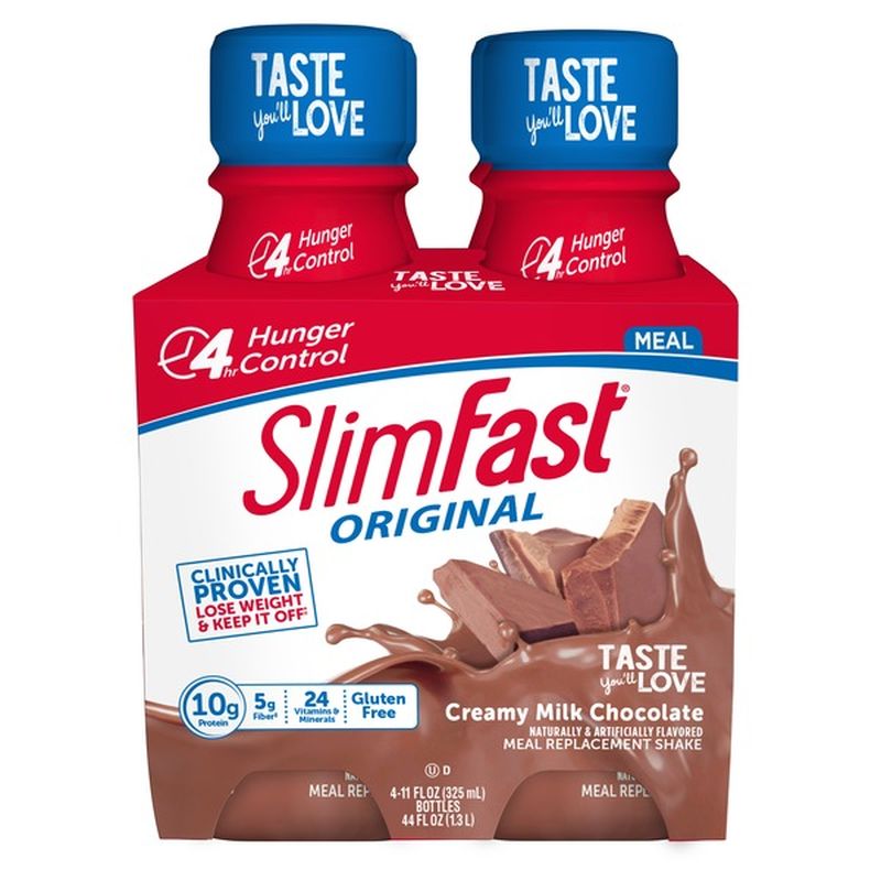 Slim-Fast Original Creamy Milk Chocolate Meal Replacement Shake (10 fl ...