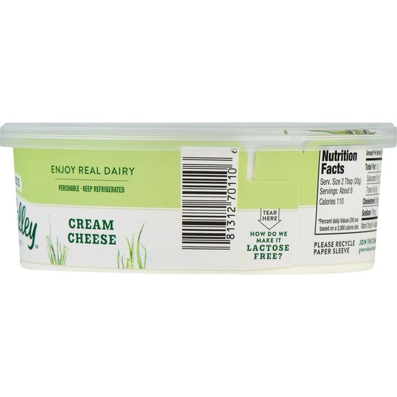 Green Valley Creamery Cream Cheese, Lactose Free (8 oz) - Instacart Green Valley Creamery Cream Cheese, Lactose Free (8 oz) - Instacart