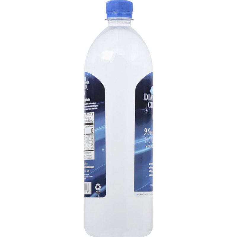 Diamond Creek Spring Water, 9.5 pH Alkaline, Ionized (1 L) - Instacart