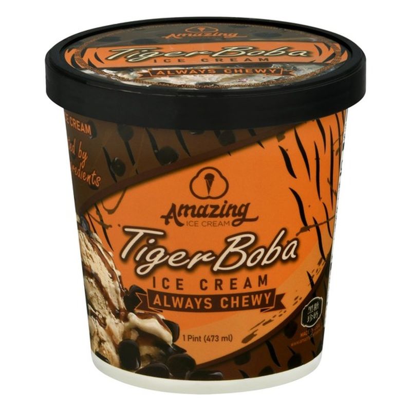 Amazing Ice Cream Ice Cream, Tiger Boba (1 pt) - Instacart