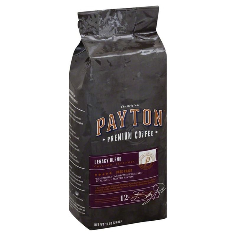 Payton Coffee, Premium, Dark Roast, Legacy Blend (12 oz) - Instacart
