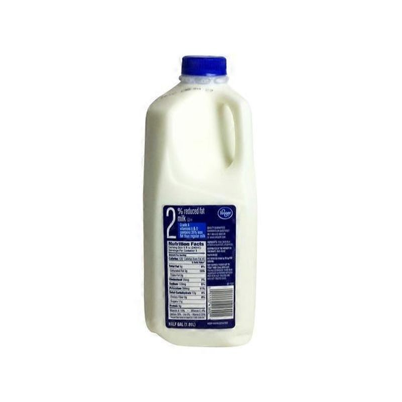 Kroger 2% Reduced Fat Milk (0.5 gal) Delivery or Pickup Near Me - Instacart