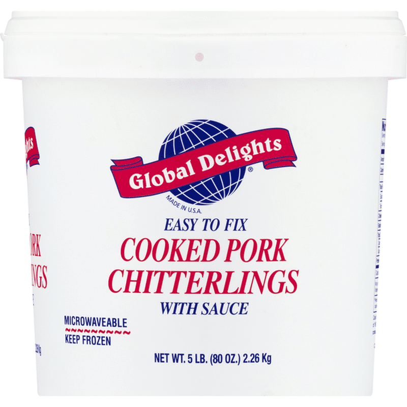 Global Delights Pork Chitterlings, with Sauce, Cooked (5 lb) - Instacart