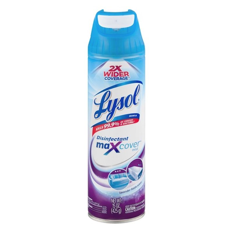Lysol Disinfectant Max Cover Mist (15 oz) - Instacart