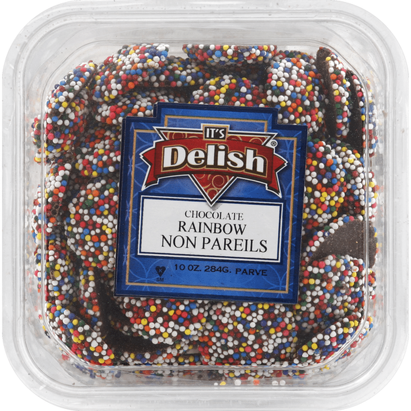 Its Delish Chocolate Non Pareils, Rainbow (10 oz) - Instacart