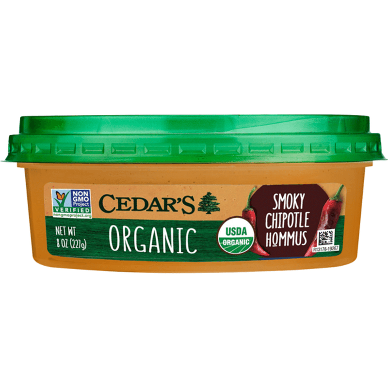 Cedar's Foods Organic Smoky Chipotle Hommus (8 oz) - Instacart