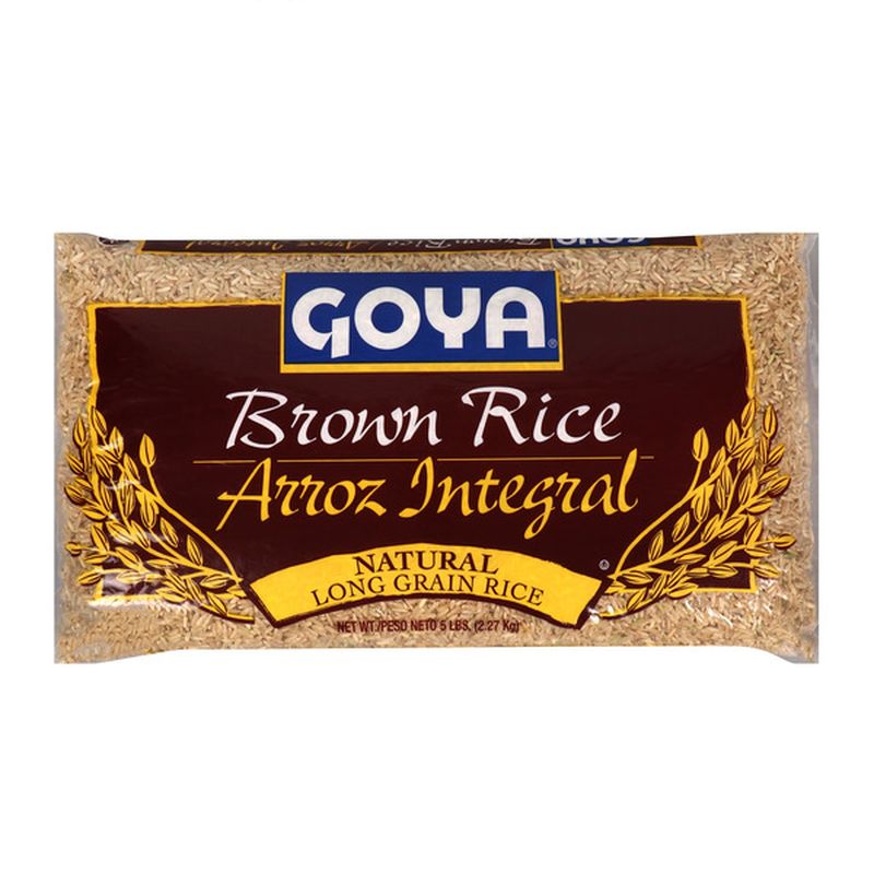 Goya Natural Long Grain Brown Rice (5 lb) - Instacart