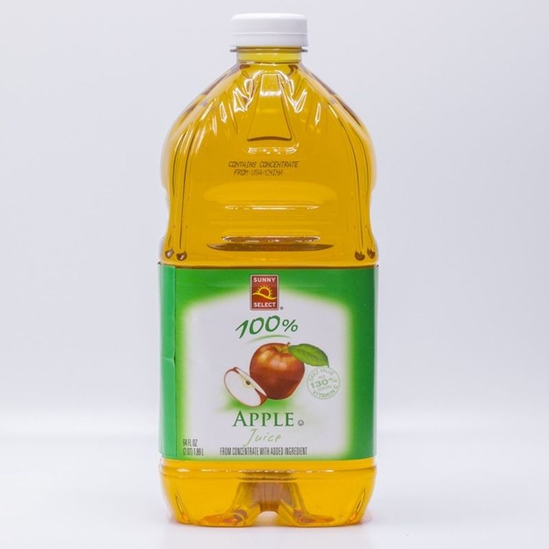 Sunny Select 100% Apple Juice (64 oz) - Instacart