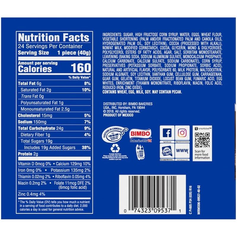 Marinela Pinguinos Crème Filled Cup Cakes (1.4 oz) Delivery or Pickup ...