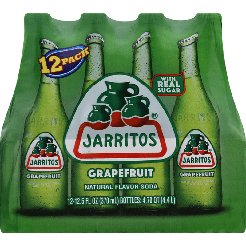 Jarritos Soda, Grapefruit, 12 Pack (12 fl oz) - Instacart