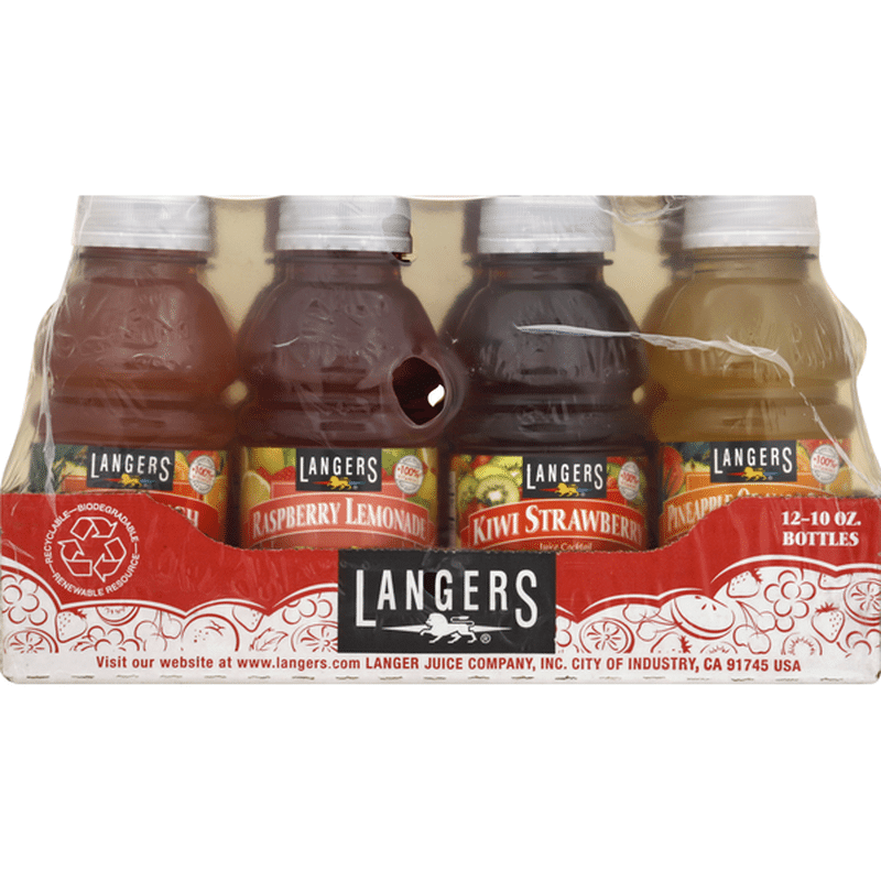Langers Juice, Variety Pack (10 fl oz) - Instacart