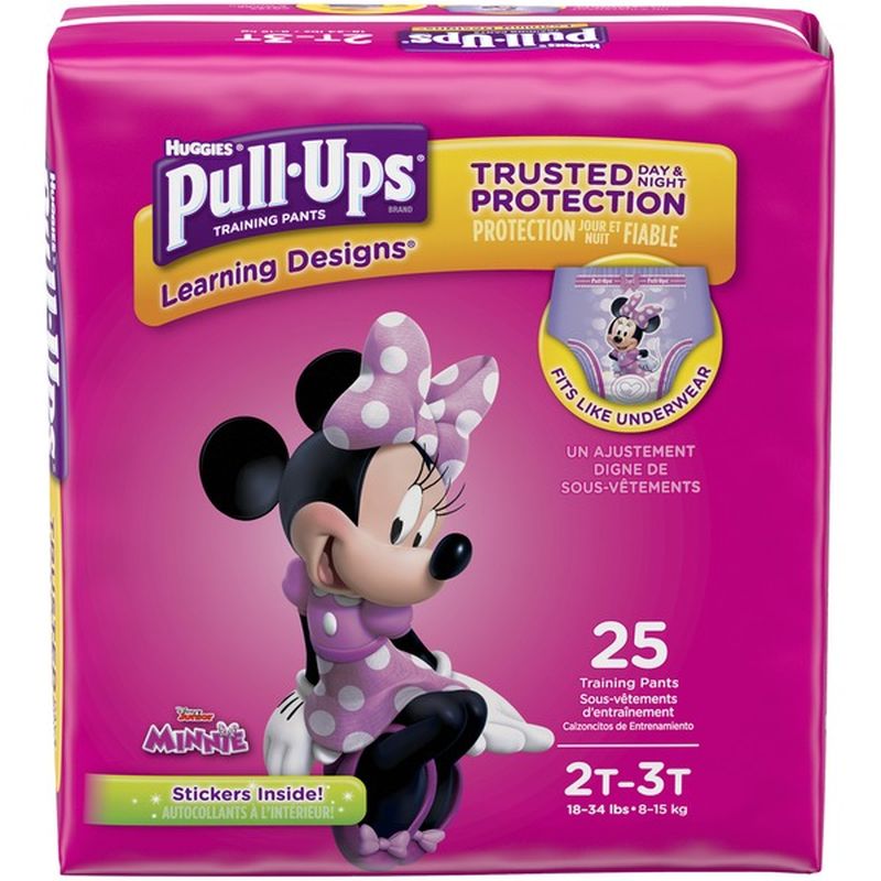Pull-Ups Training Pants Disney Learning Designs 2T-3T (25 ct) Delivery ...