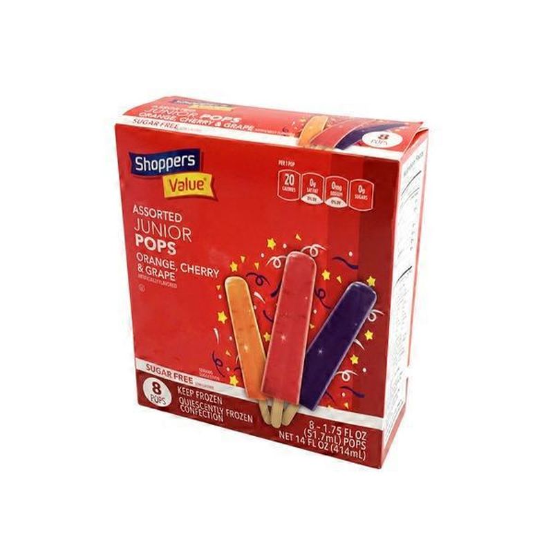 Shoppers Value Assorted Junior Pops (14 fl oz) - Instacart