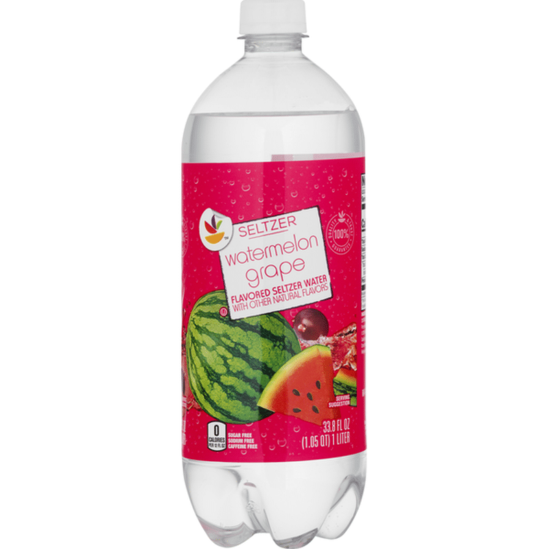 SB Seltzer Water, Watermelon Grape (33.8 oz) - Instacart