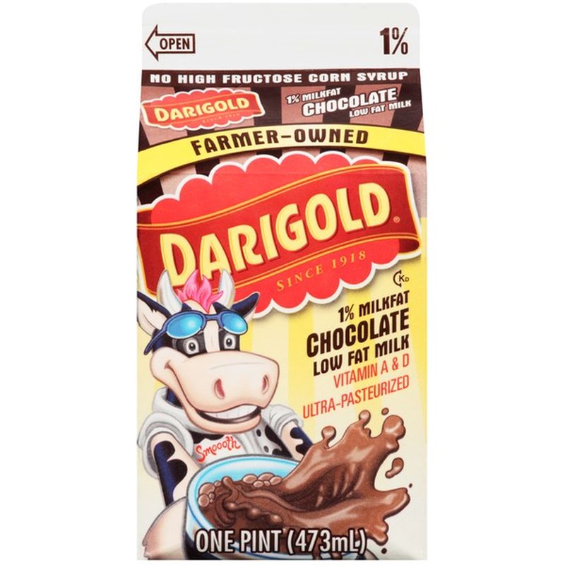 Darigold Chocolate 1% Milkfat Low Fat Vitamin A & D Milk (1 pt) - Instacart