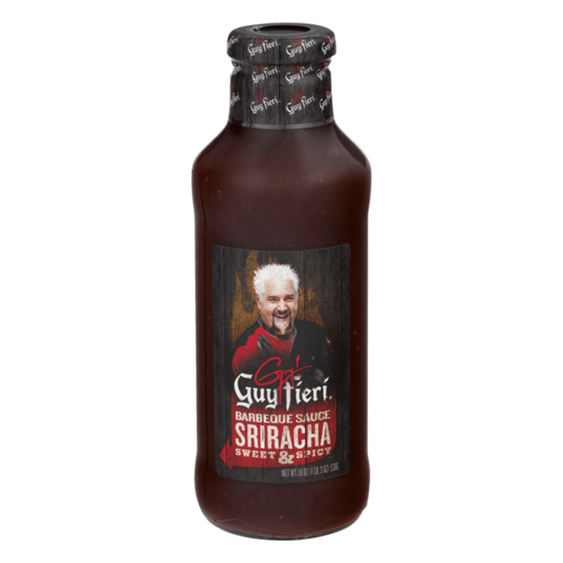 Guy Fieri Barbeque Sauce Sriracha Sweet & Spicy (19 oz) - Instacart