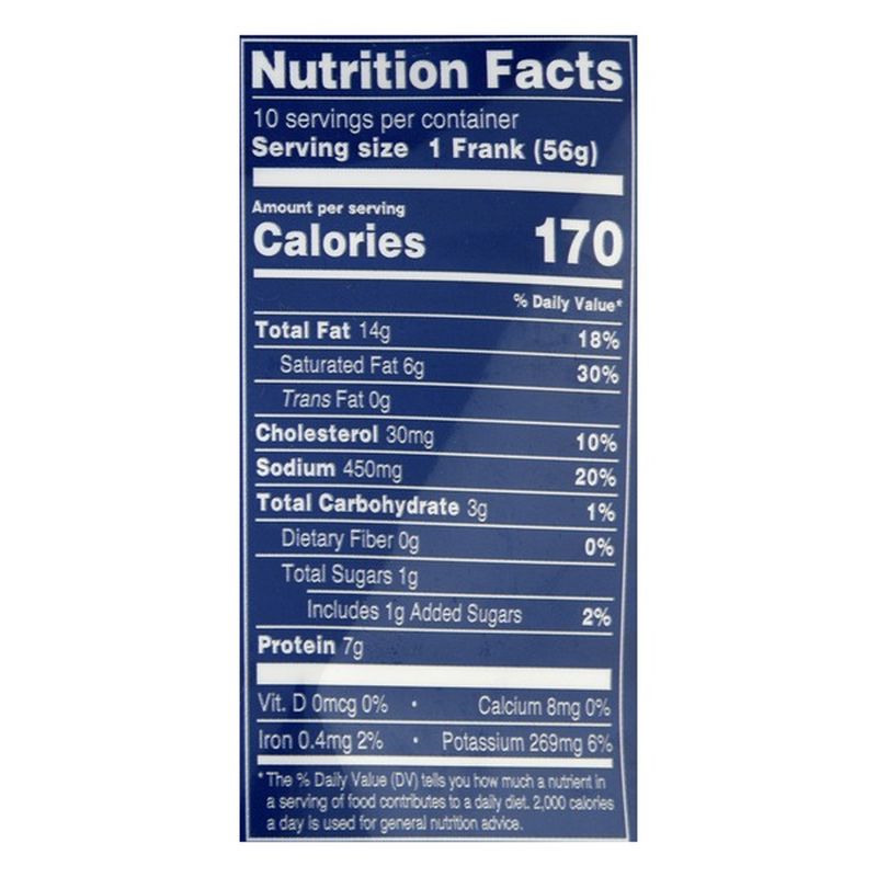 Kayem Frankfurters, Beef & Pork, Old Tyme, Natural Casing (20 oz ...