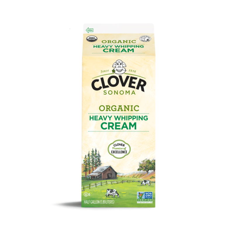 Clover Sonoma Conventional Heavy Whipping Cream Half Gallon (64 oz ...