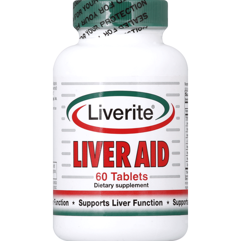 Liverite Liver Aid Tablets (60 ct) Delivery or Pickup Near Me - Instacart