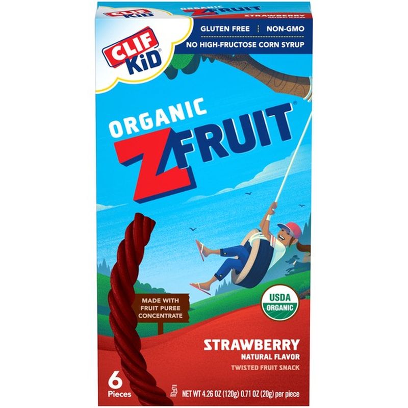 CLIF Kid Organic Strawberry Twisted Fruit Rope (0.71 oz) - Instacart