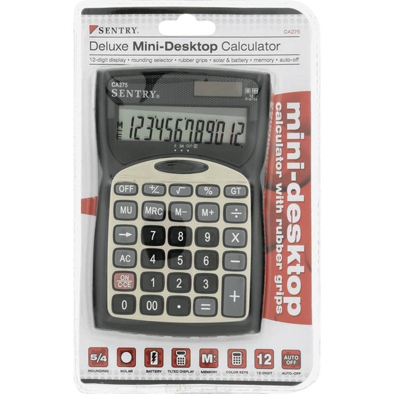 Sentry Pro Calculator, Mini-Desktop, Deluxe (1 each) - Instacart