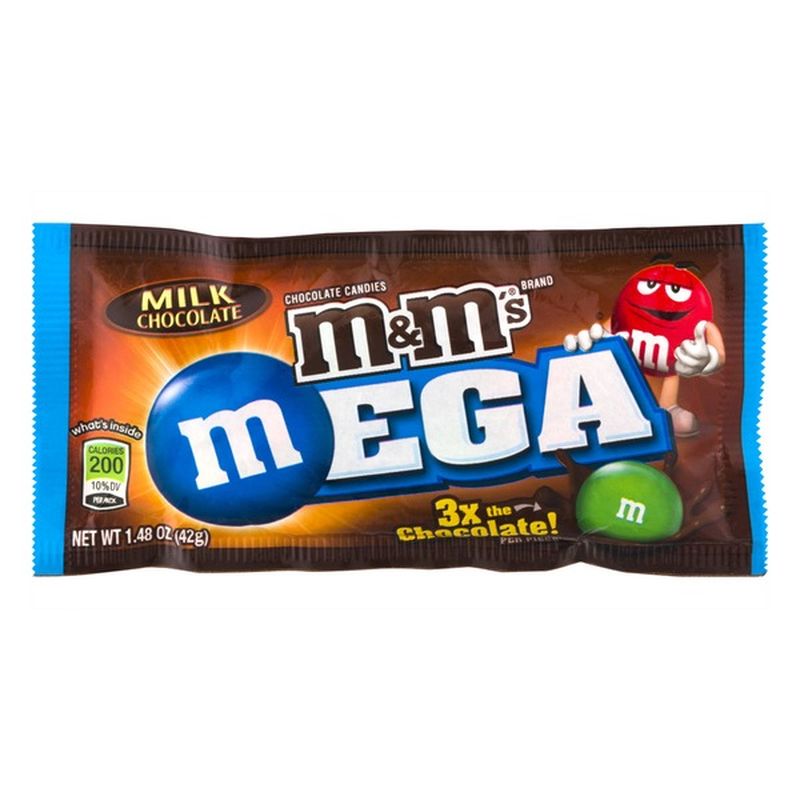 M&M's Mega Milk Chocolate (1.48 oz) Delivery or Pickup Near Me - Instacart