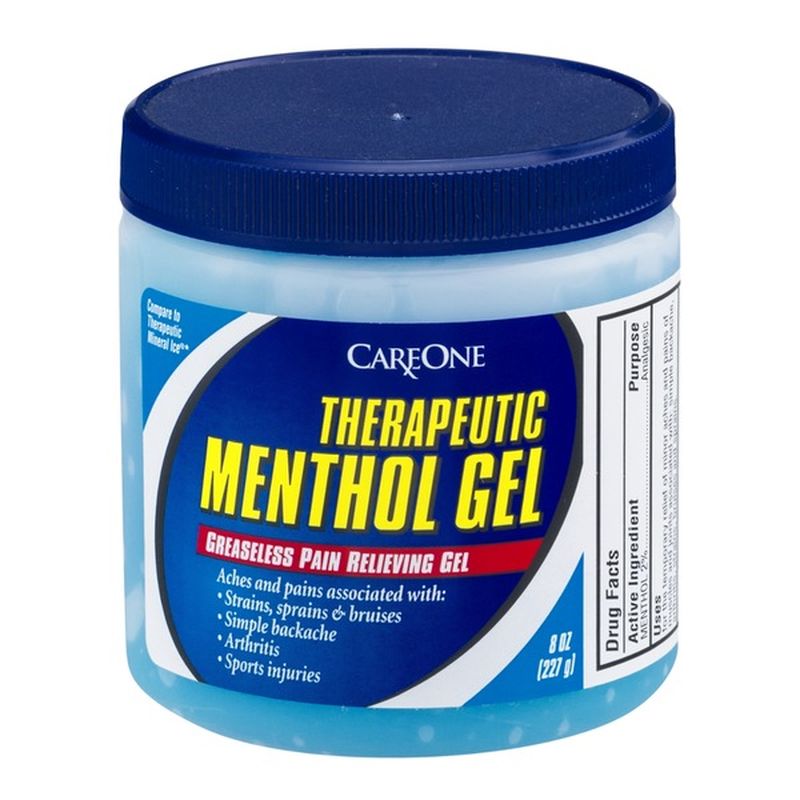 CareOne Therapeutic Menthol Gel (8 oz) - Instacart