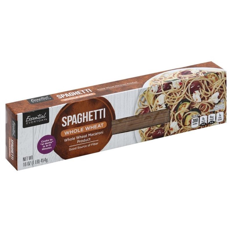Essential Everyday Spaghetti, Whole Wheat (16 oz) - Instacart